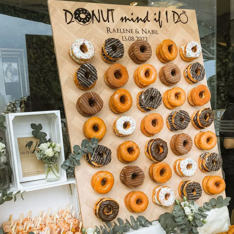 Donut Buffet Wedding